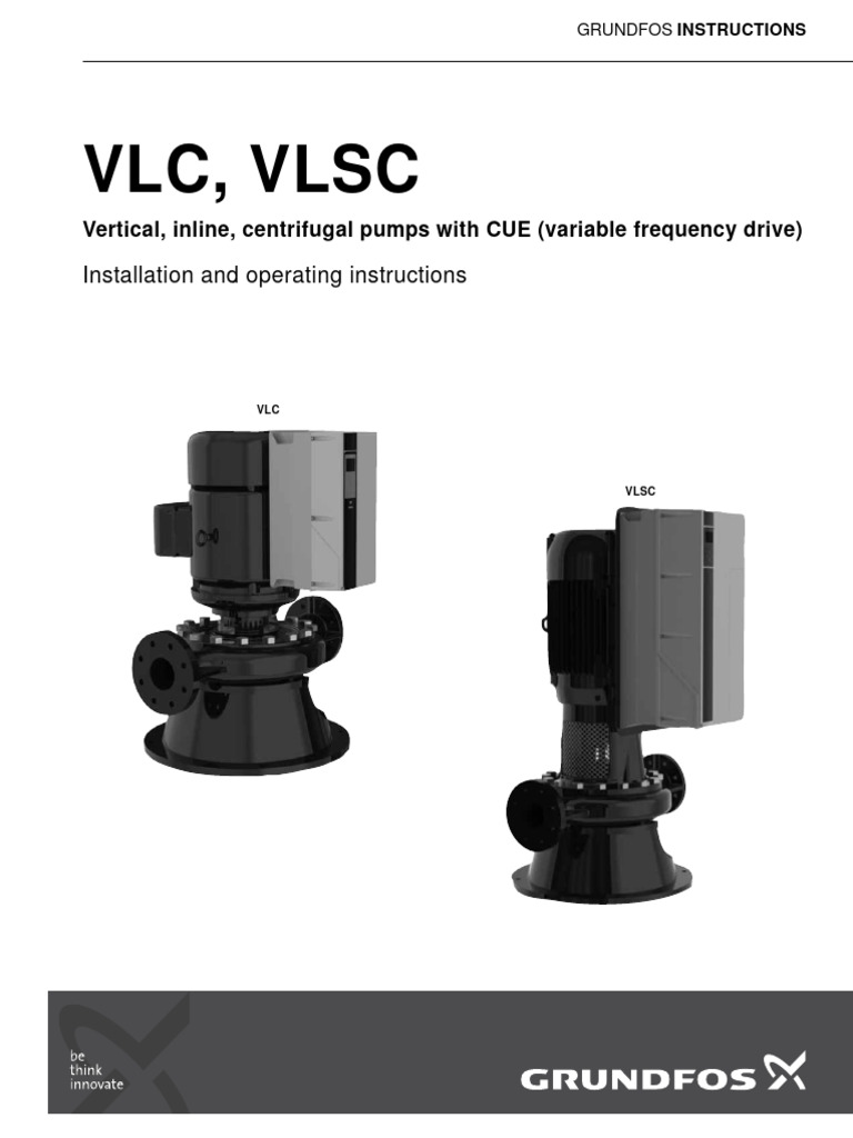 Grundfos VLC VLSC Iom | Download Free PDF | Pump | Pipe (Fluid Conveyance)