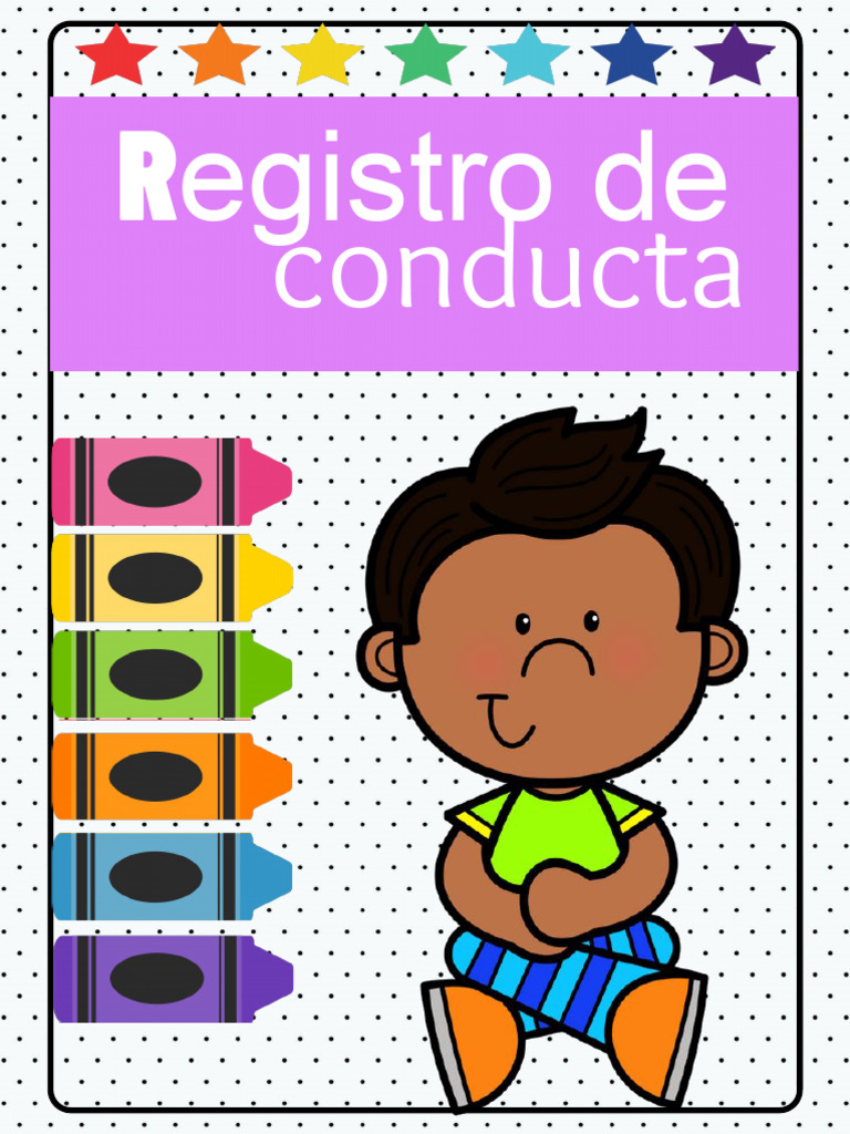 Registro de Conducta | Descargar gratis PDF | Aprendizaje