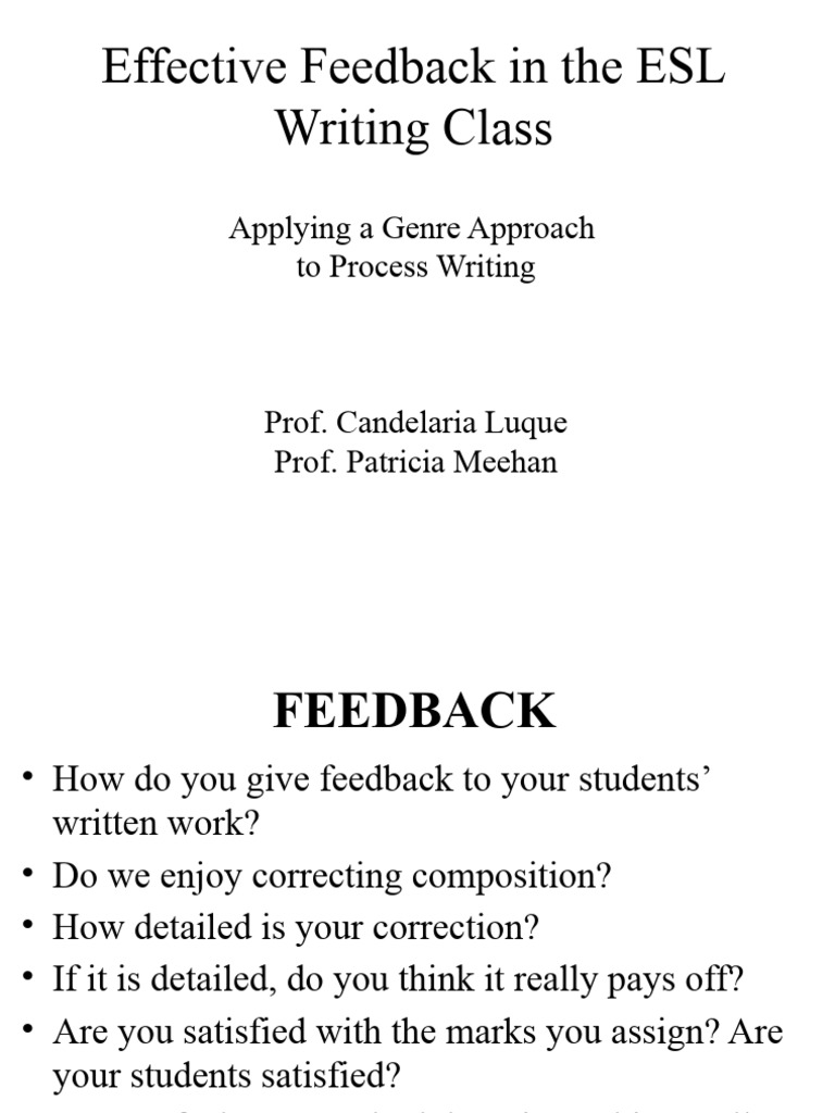 Effective Feedback (Imprimible) | PDF | Linguistics | Human Communication