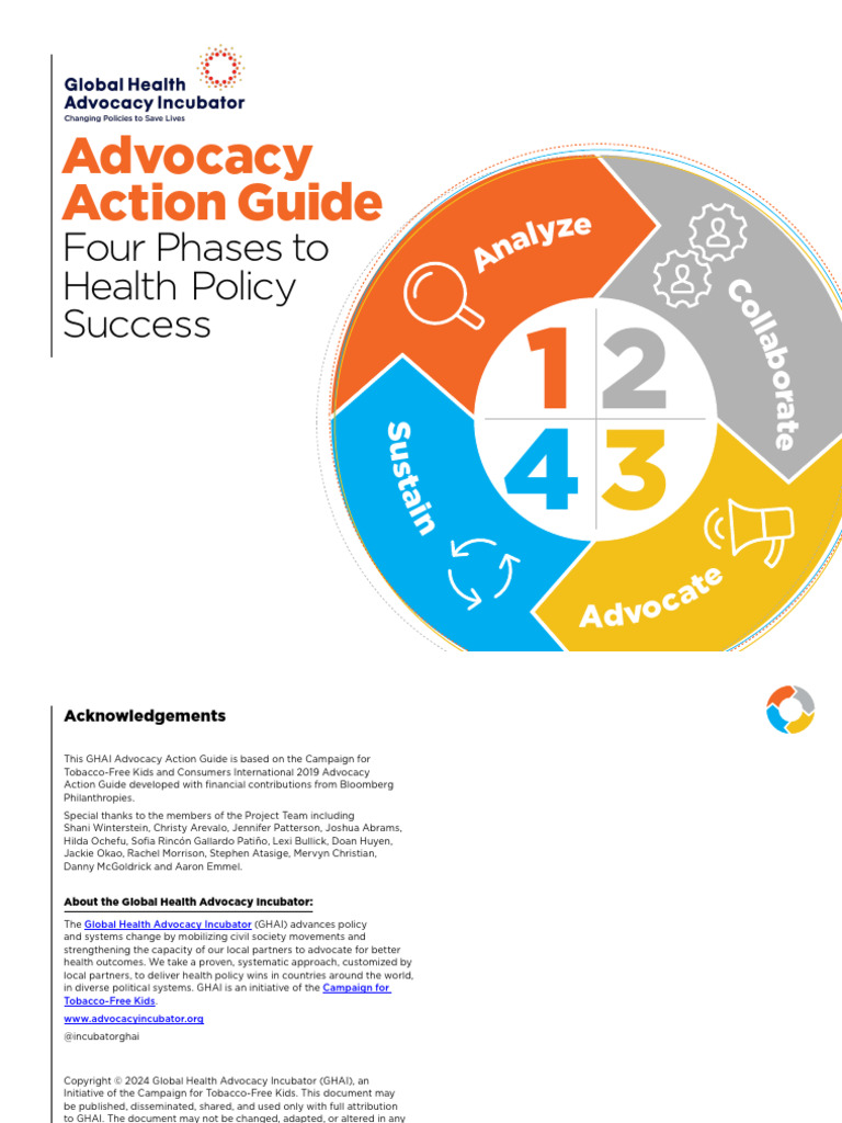 Advocacy Action Guide 2023 | PDF | Policy | Goal