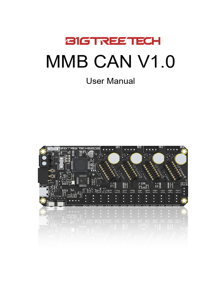 BIGTREETECH MMB CAN V1.0 User Manual | Download Free PDF | Booting | Usb