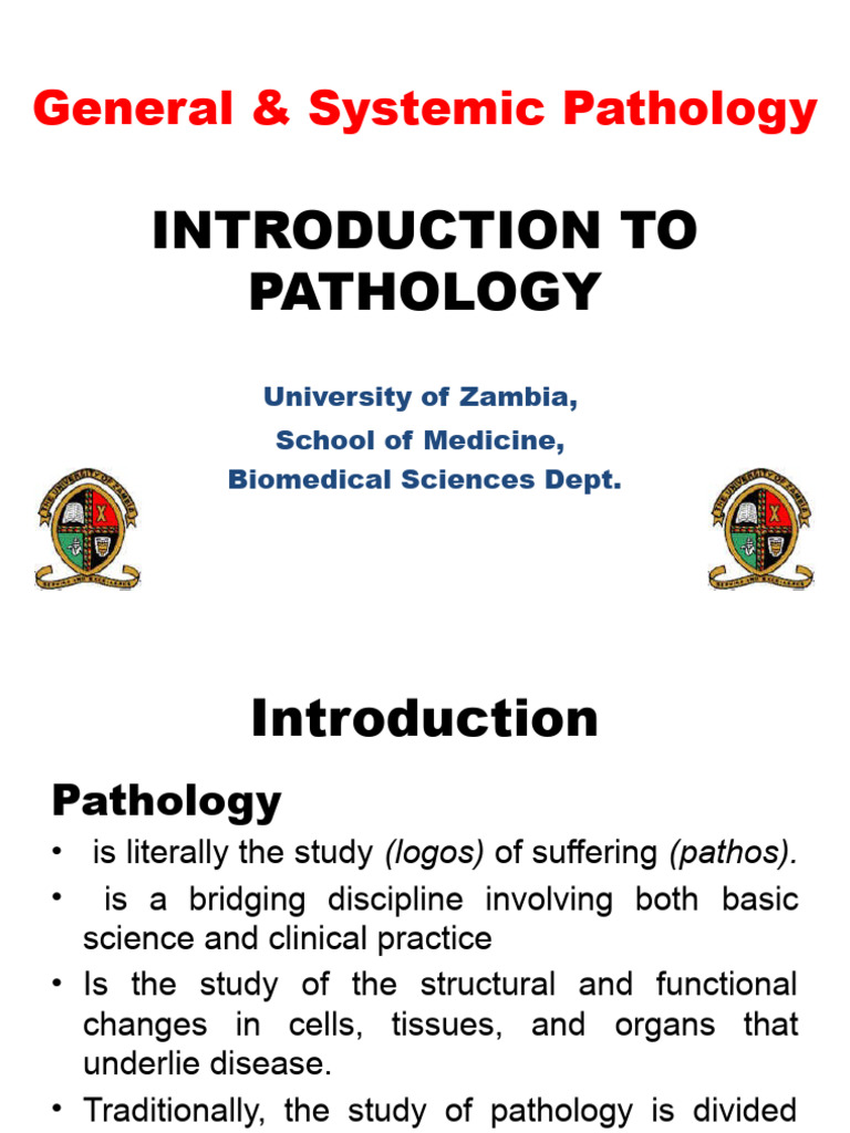 01 - Introduction To Pathology | PDF | Cytopathology | Pathology
