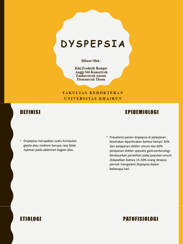 Dyspepsia | PDF | Kesehatan Holistik