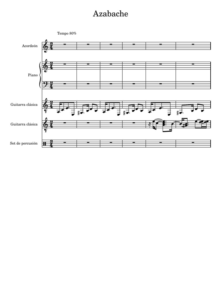 Azabache Milonga Candombe | PDF