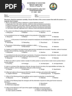 First Quarter Exam Entrep | PDF | Entrepreneurship | Goods