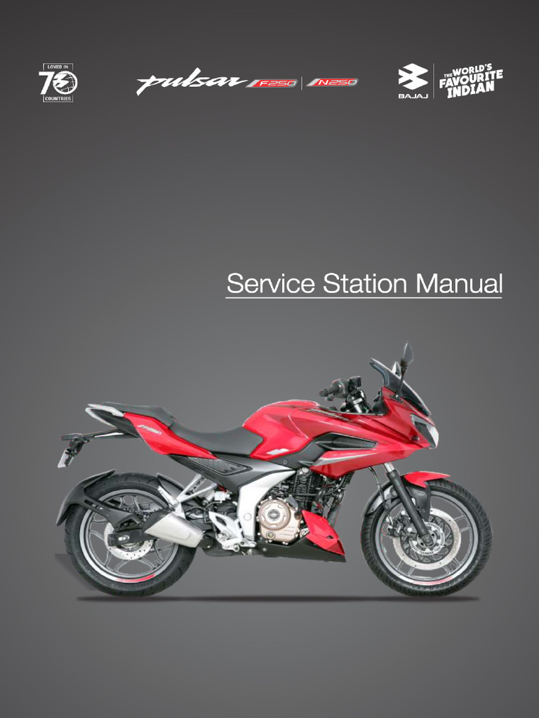 Bajaj pulsar N250 2022 Service Station Manual _ Manualzz | PDF