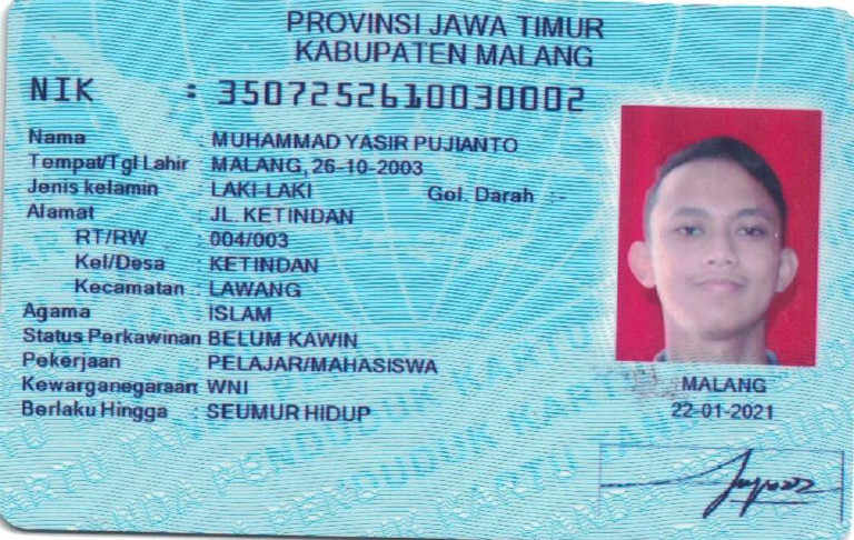 KTP - Yatsir 001 | PDF