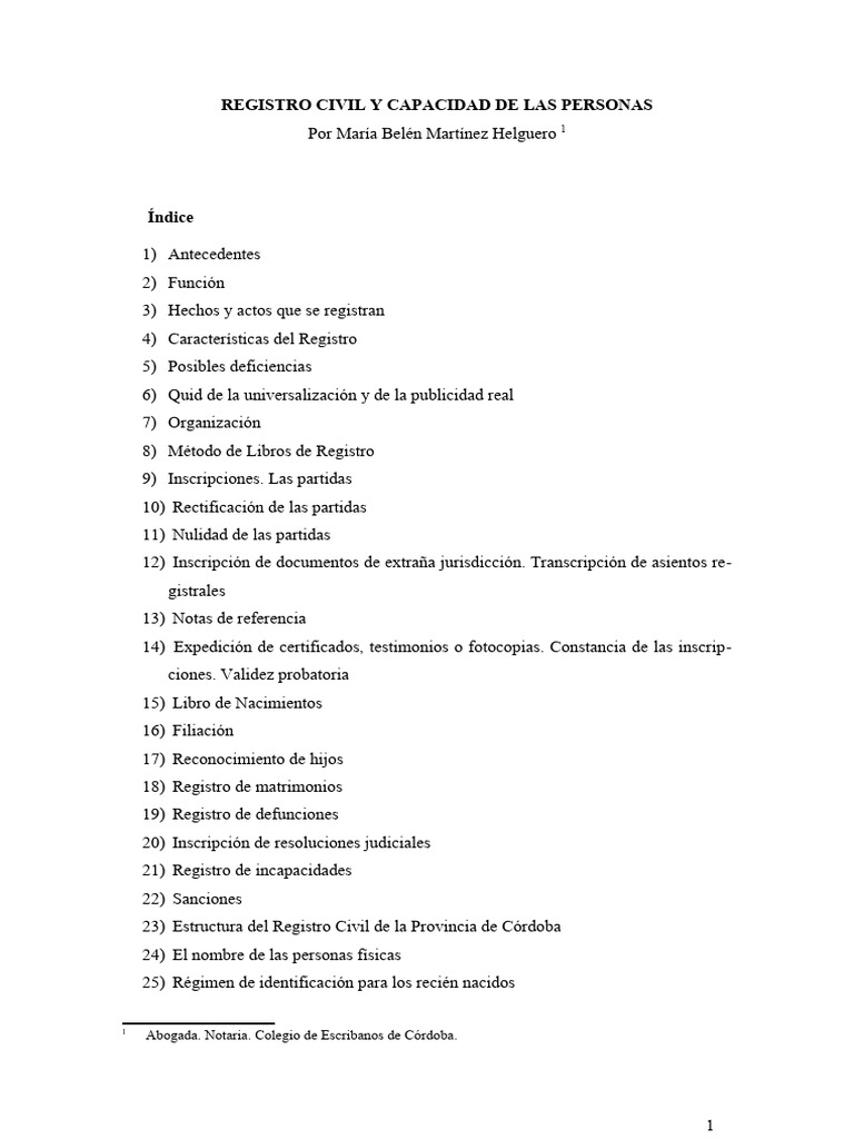 Historia del Registro Civil | PDF | Estado (política) | Documento de identidad