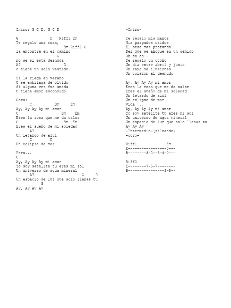 juan luis guerra bachata rosa | PDF