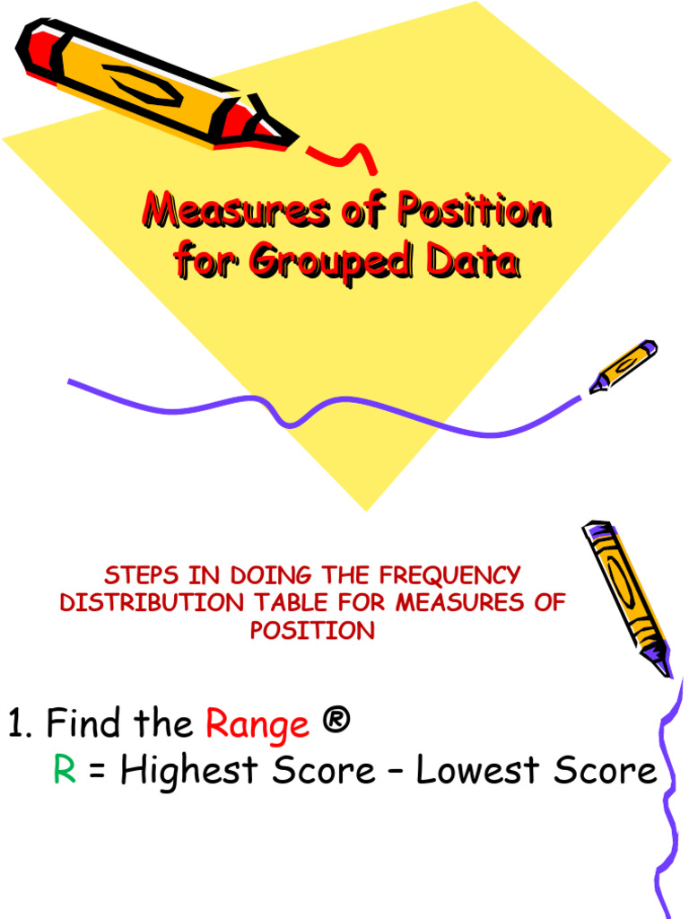 Steps In Doing The Frequency Distribution Table Pdf Quartile Frequency 