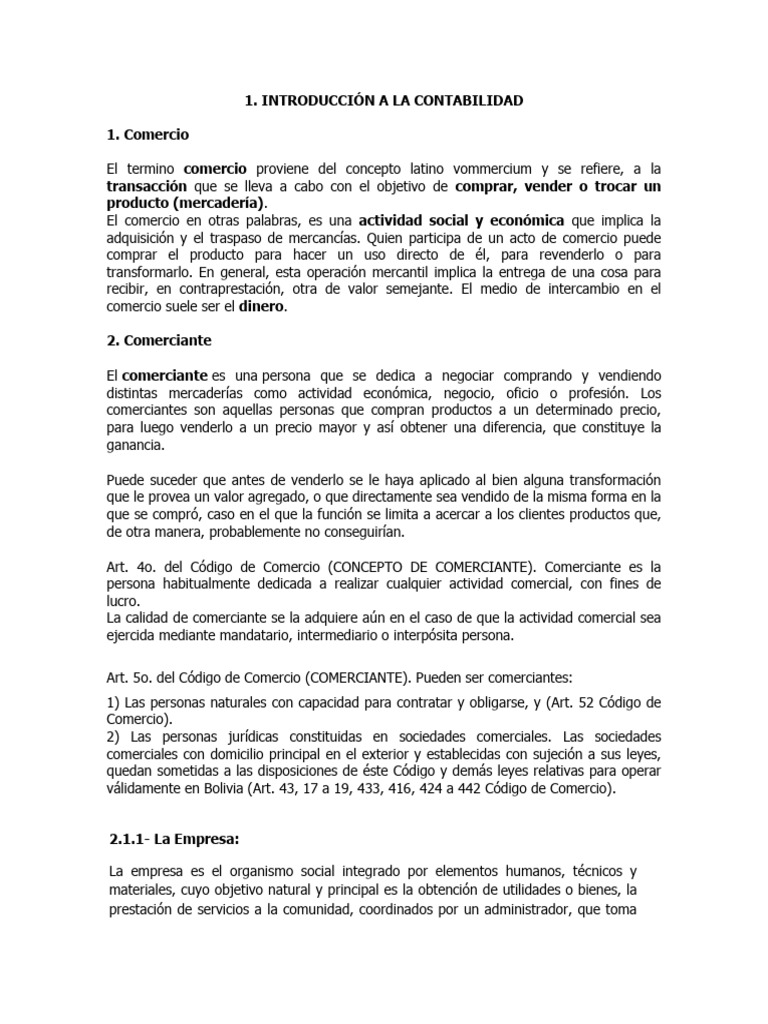 Introducción A La Contabilidad | PDF | Contabilidad | Business