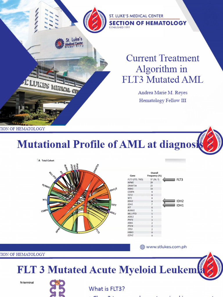 Aml FLT3 | PDF | Clinical Medicine | Diseases And Disorders