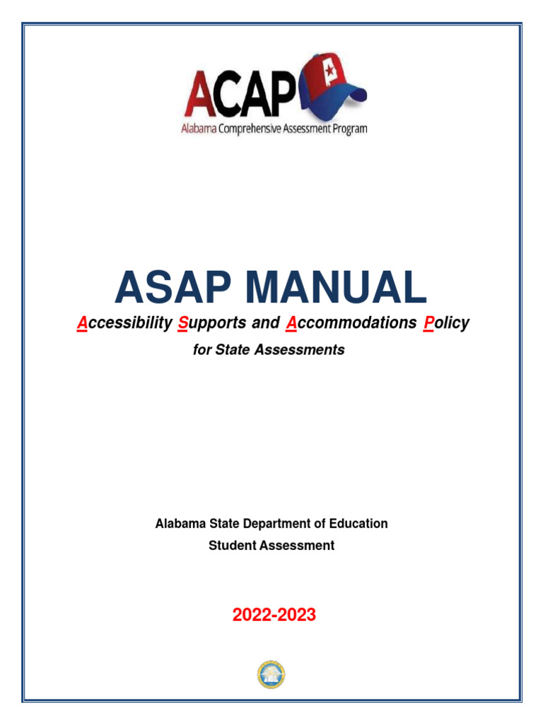ASAP Manual 2022 2023 With Supplement - V1.0 | PDF | Educational ...