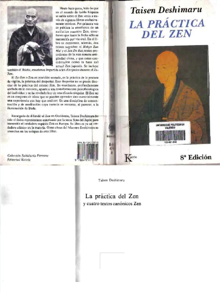 Deshimaru Taisen La Practica Del Zen | PDF