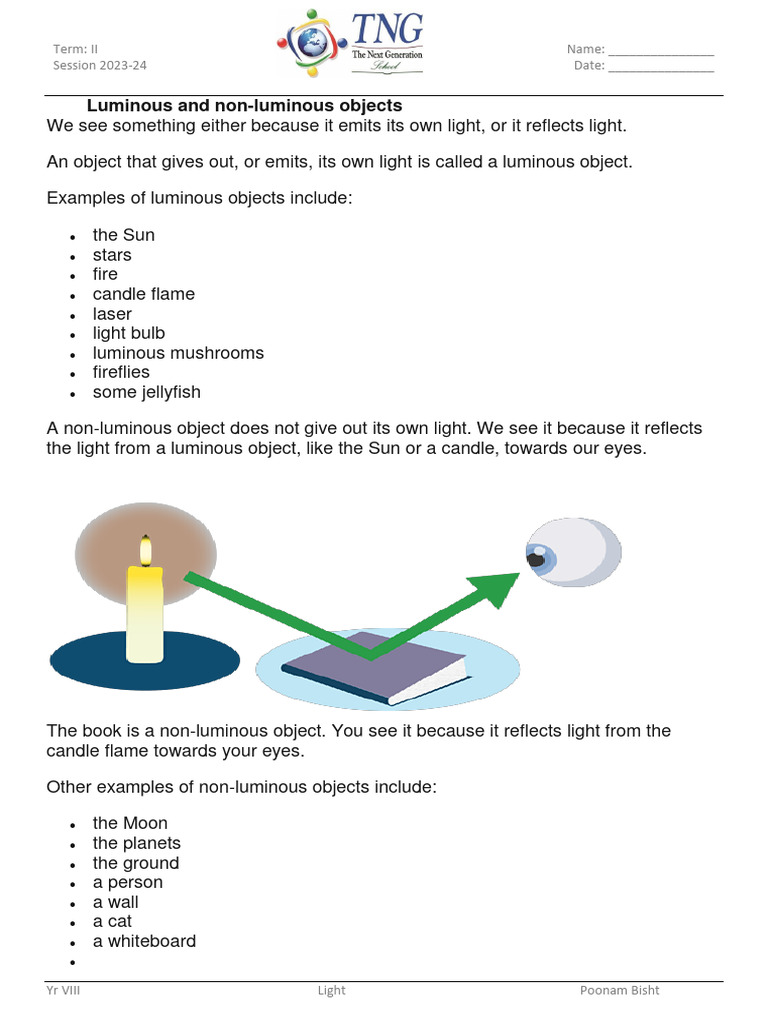 Light Notes 2024 | Download Free PDF | Light | Refraction