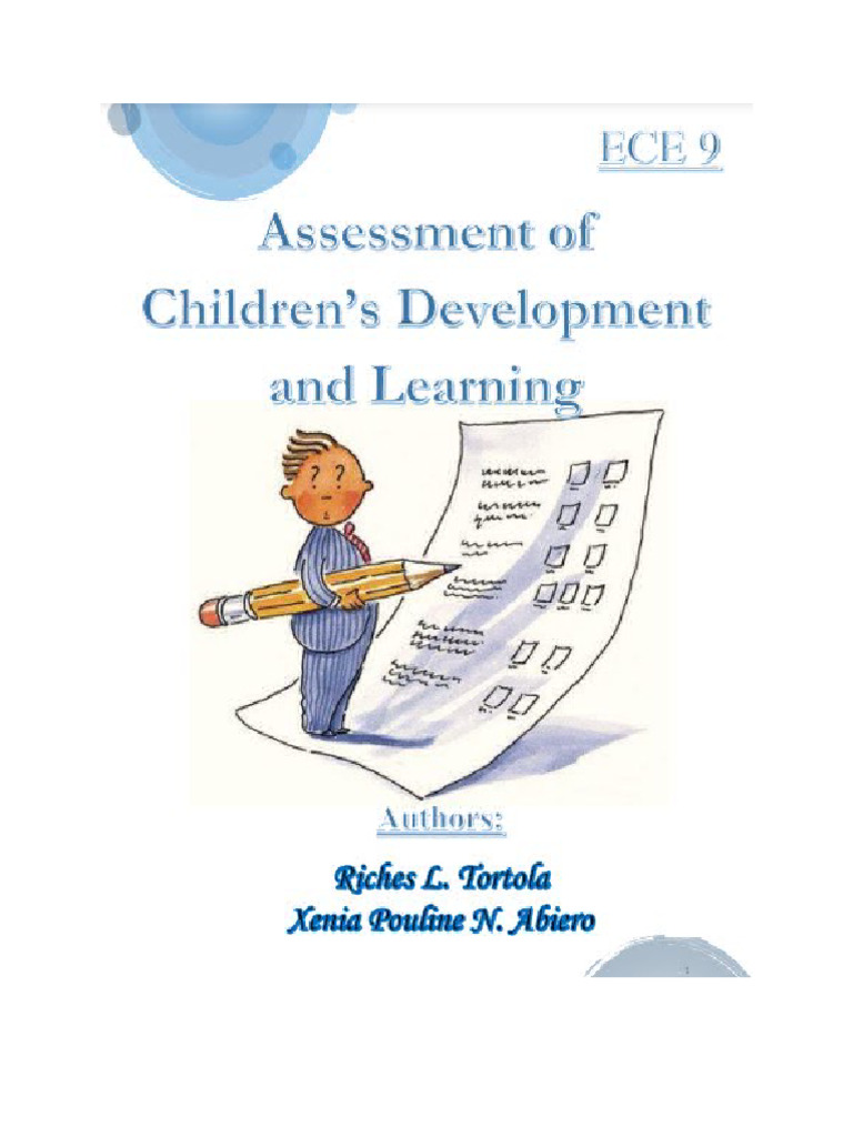 Assessment of Children's Development and Learning | PDF | Educational Assessment | Learning