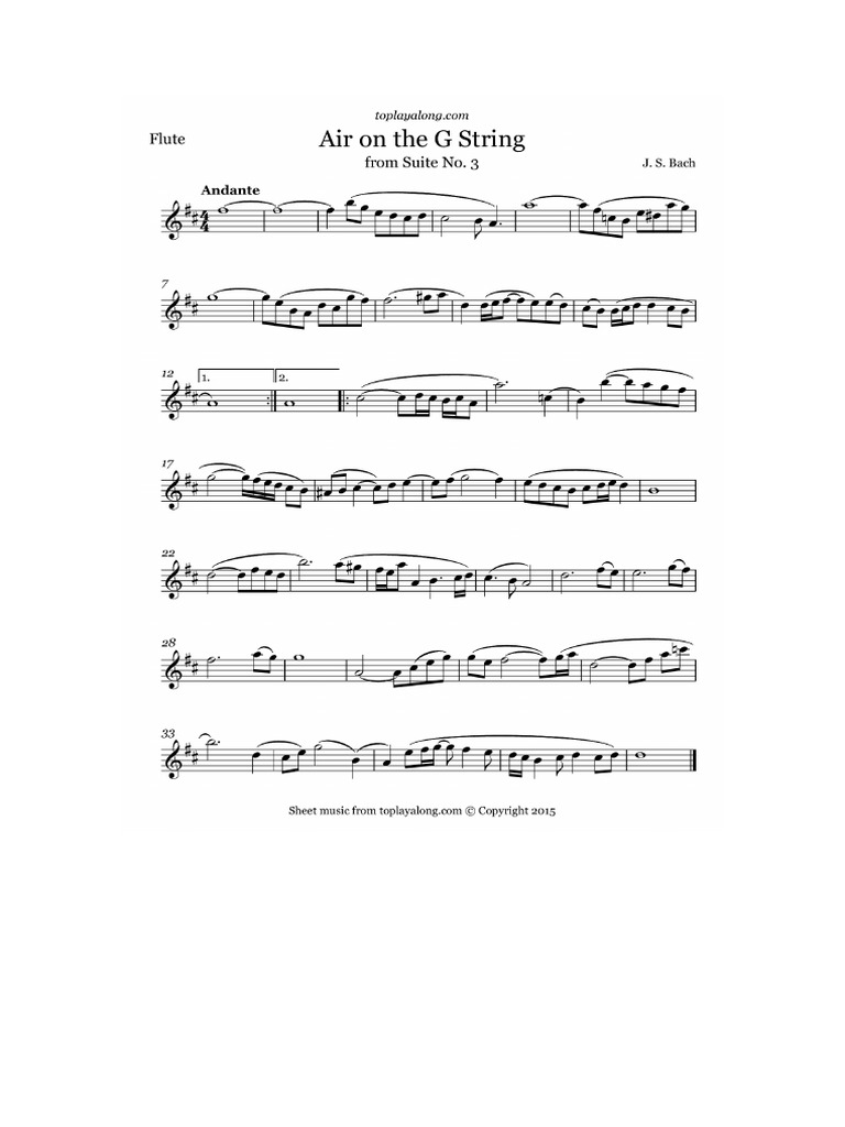 Air On String | PDF