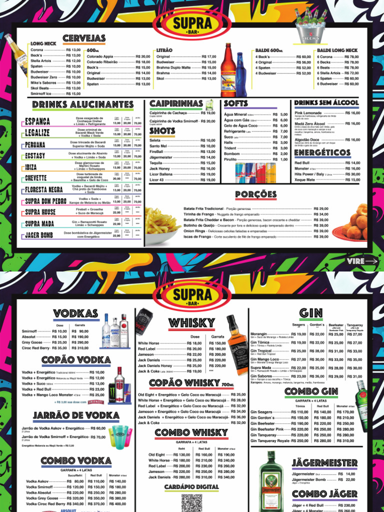 Cardápio Supra Bernô 2024 | PDF