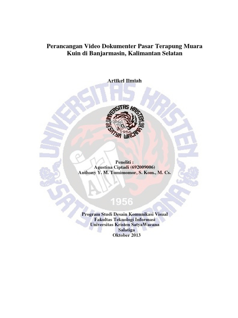 Contoh Kajian Video Dokumenter | PDF
