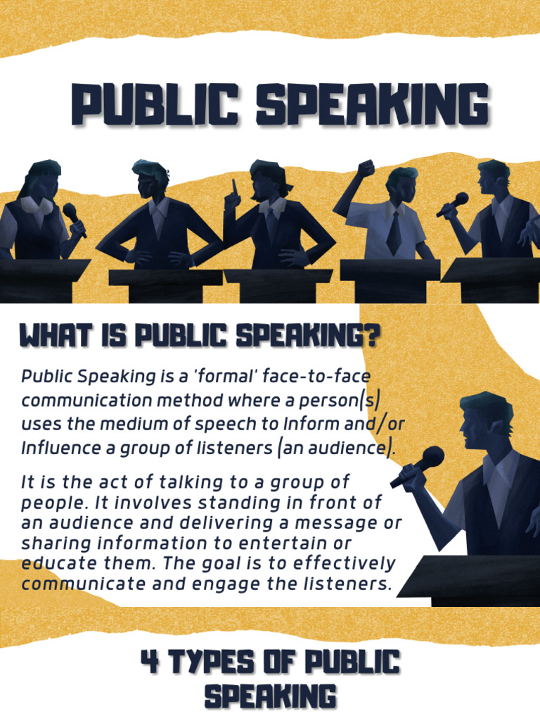 Public Speaking | PDF | Public Speaking | Communication