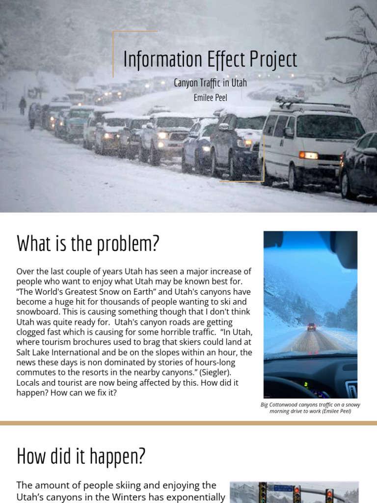 Information Effect Project 1 | Download Free PDF | Utah