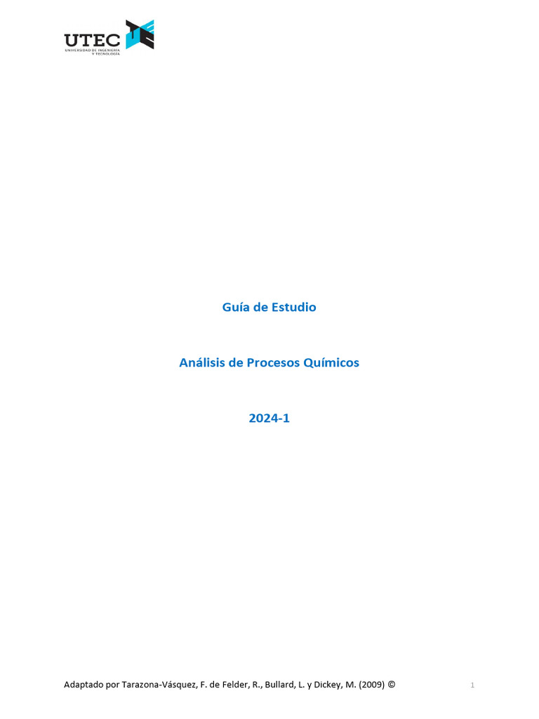 Guia de Estudio APQ 2024-1 | PDF | Concentración | Agua Guia de Estudio APQ 2024-1 | PDF | Concentración | Agua