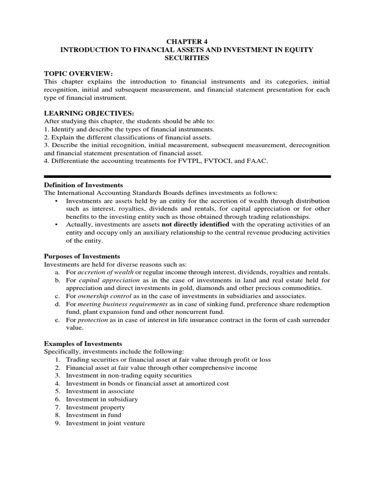 Module 4 | PDF | Dividend | Fair Value