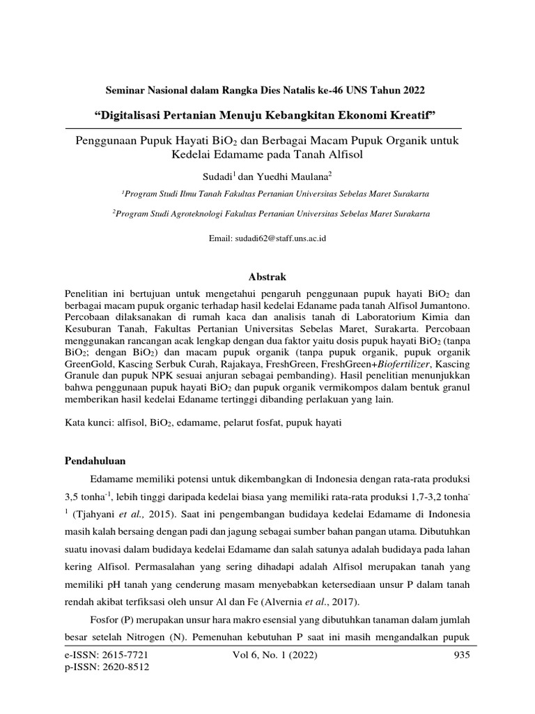Sudadi - 2022 - Prosiding Semnas FP UNS | PDF