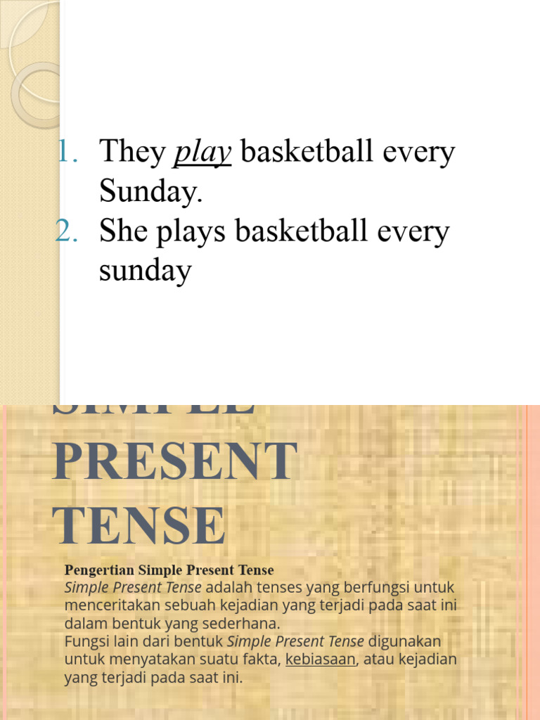 Presentation - Simple Present Tense | PDF