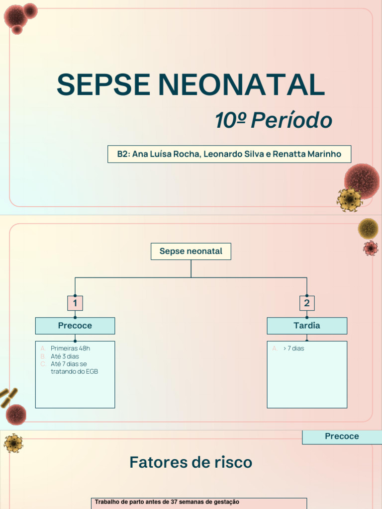 Sepse Neonatal | PDF