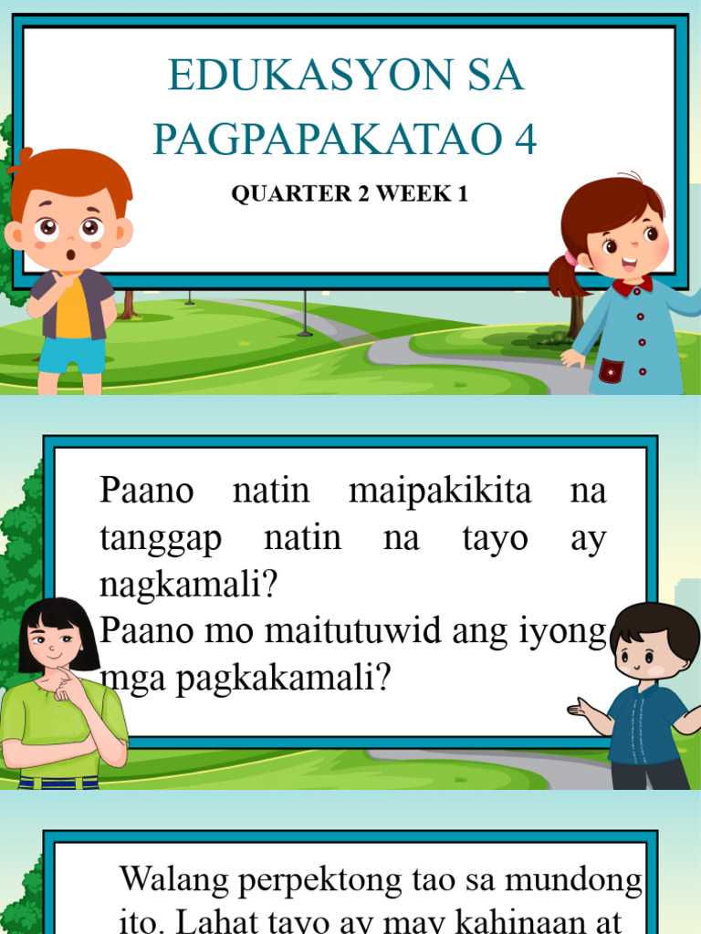 ESP Q2 Week 1 Day 1 | PDF