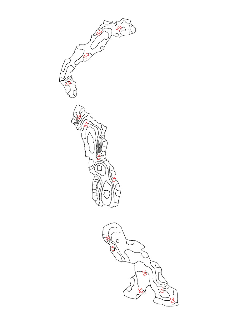 Contour Line of The Rice Fields | PDF