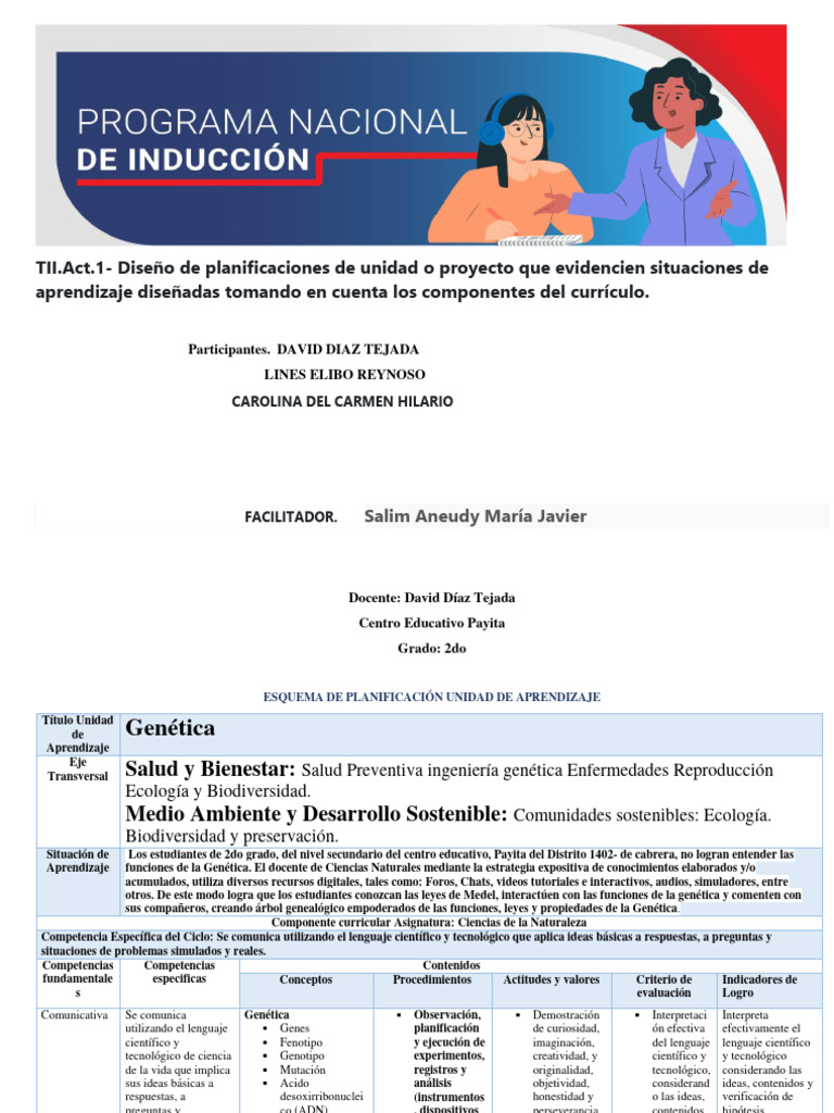 TII-Act-1 Hilario Guzman | PDF | Adn | Evaluación