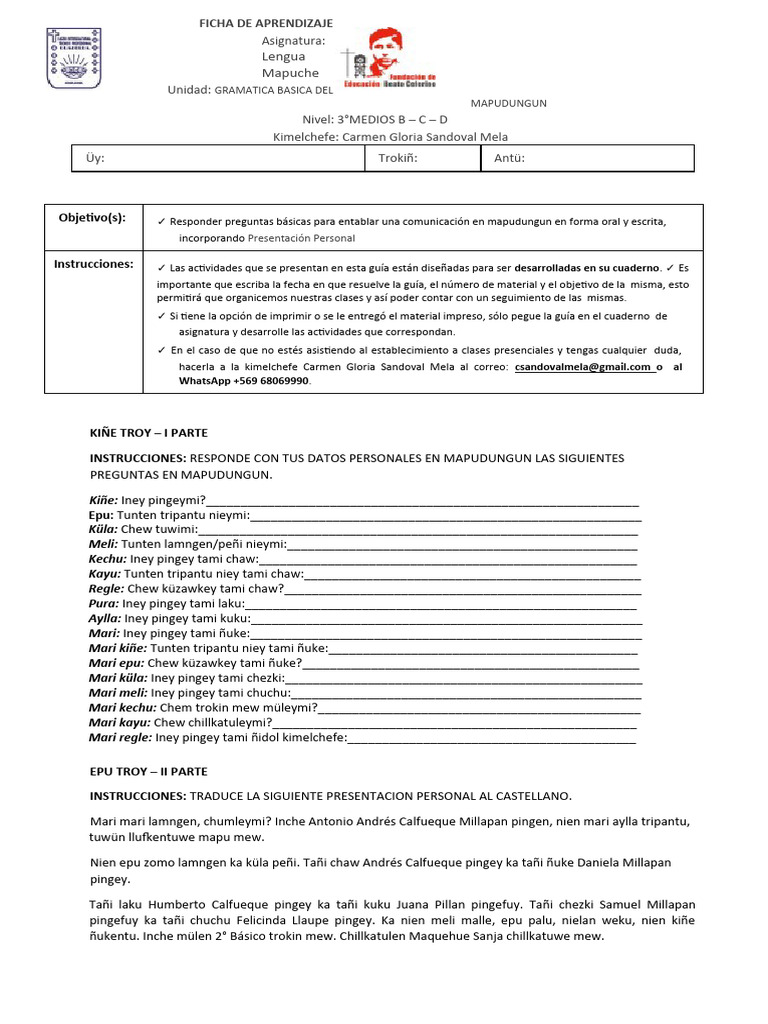 Guia_LM_E1 | PDF | Idiomas | Estudios de idiomas extranjeros