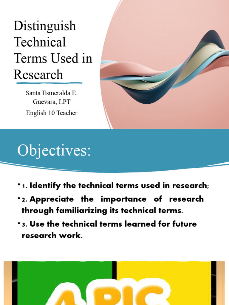 Research Technical Terms Explained | PDF