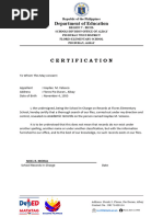Certification of No Records | PDF | Wellness
