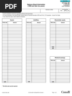 Opening Balance Sheet GIFI Codes | PDF | Retained Earnings | Equity ...