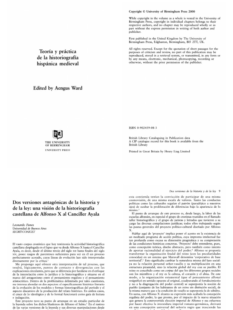 FUNES, Leonardo - Dos visiones antagónicas de la historia y de la ley | PDF