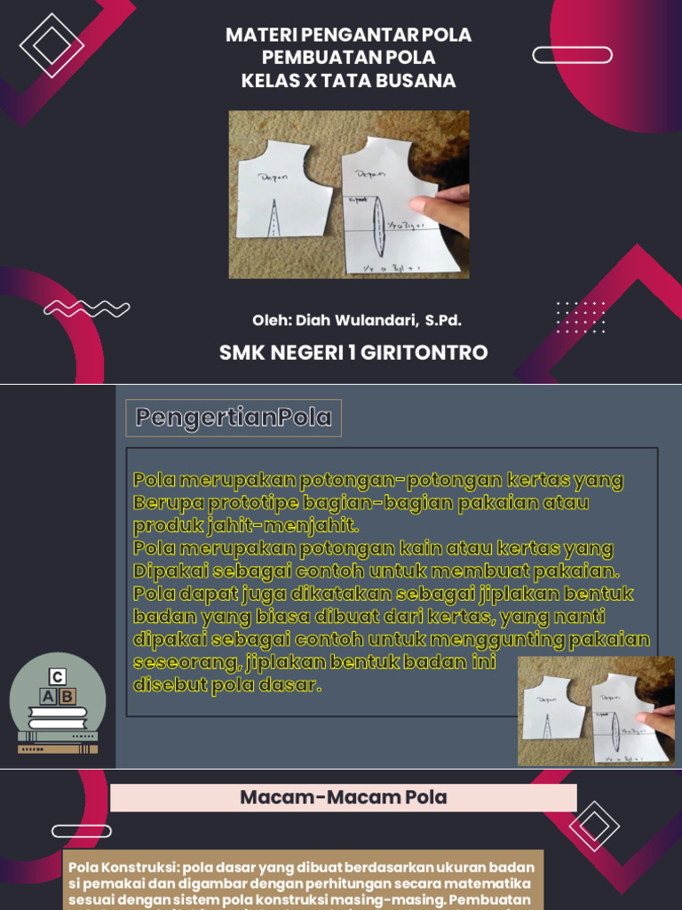 Materi Pengantar Pola | PDF