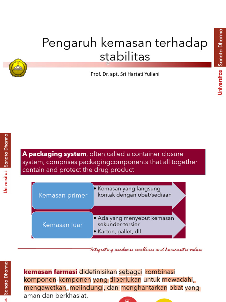 Pengaruh Kemasan Terhadap Stabilitas | PDF