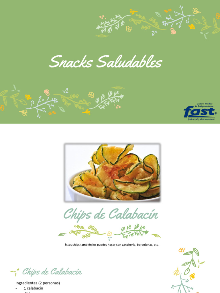 Snacks Saludables | PDF | Panes | Alimentos