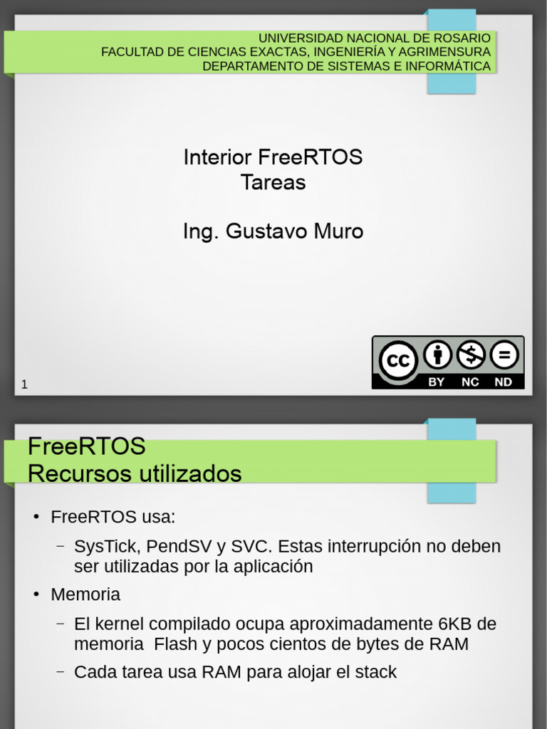 03 - Interior FreeRTOS | PDF | Puntero (Programación de computadora) | Programación (Computación)