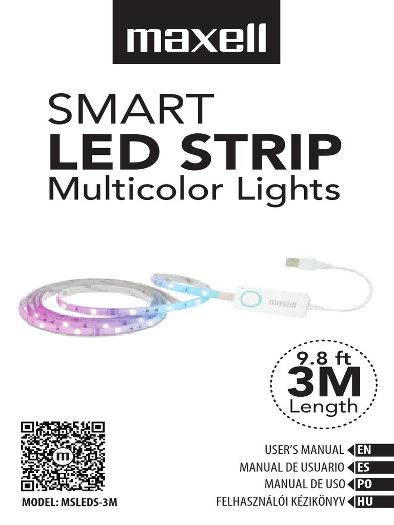 Smart 3M LED Strip User Manual | PDF | Light Emitting Diode | Power Supply