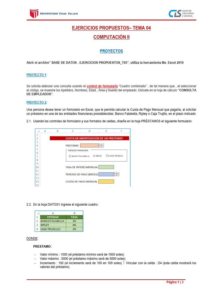 C2 - Re - Ejercicios Propuestos - T05 | PDF | Desviación Estándar | Microsoft Excel