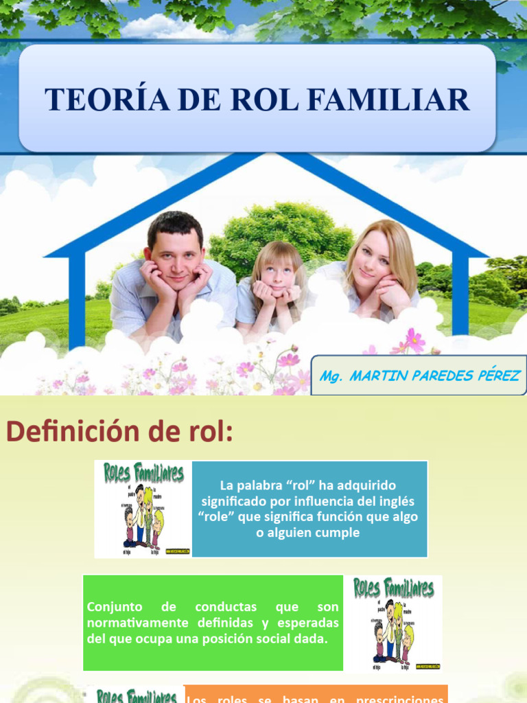 Teoria Del Rol Familiar | PDF | Estatus social | Comportamiento
