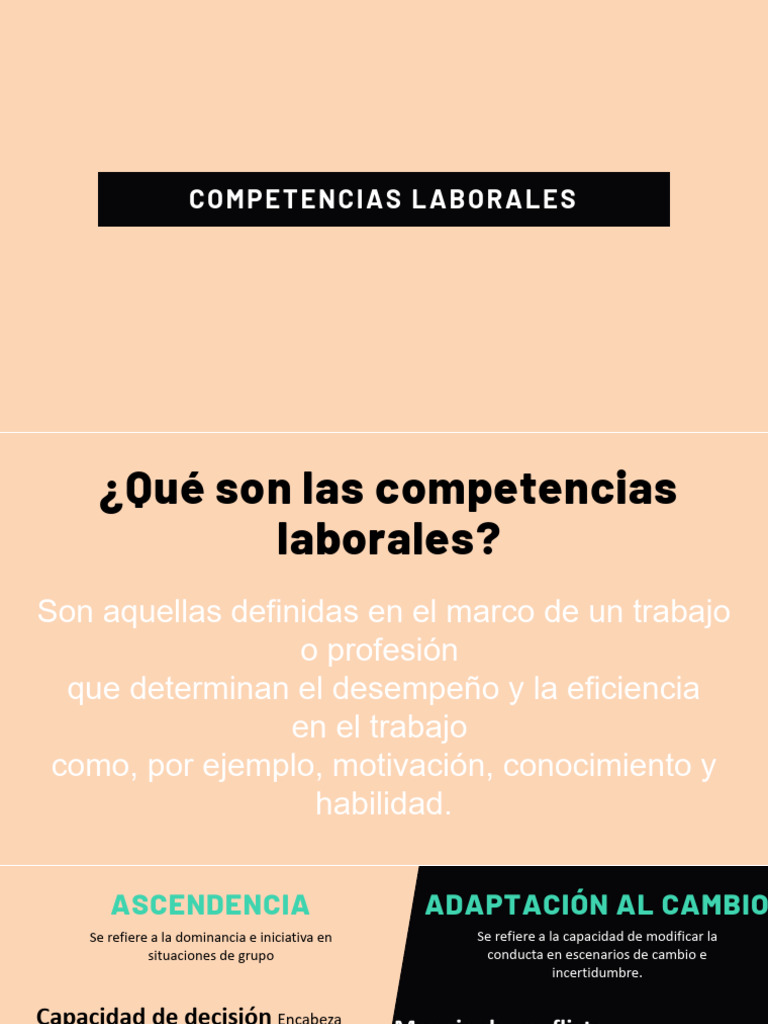 Competencias Laborales Básicas | PDF | Psicología Social | Ciencias del ...