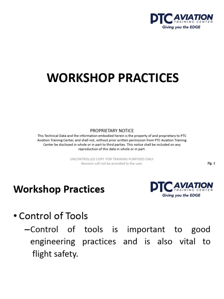 7.02 Workshop Practices | PDF | Safety