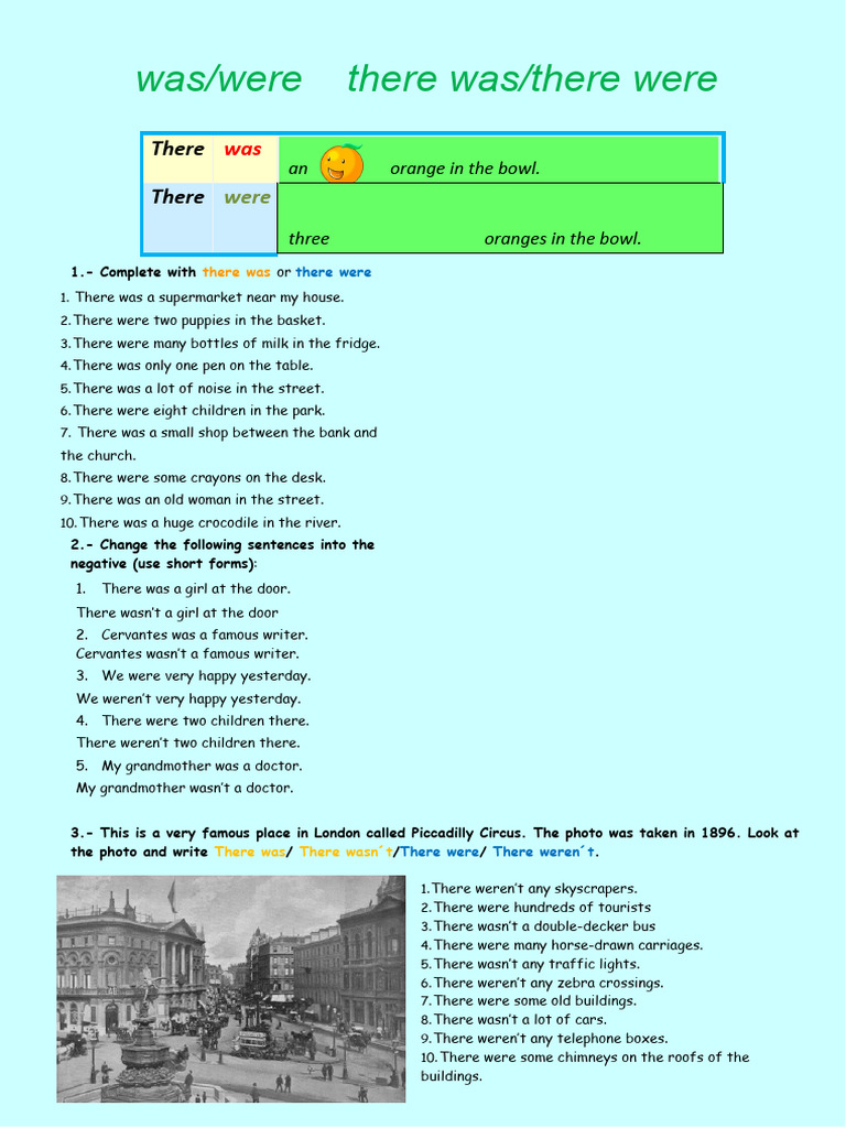 Mastering "There Was/Were" Usage | PDF | Social Science | Art