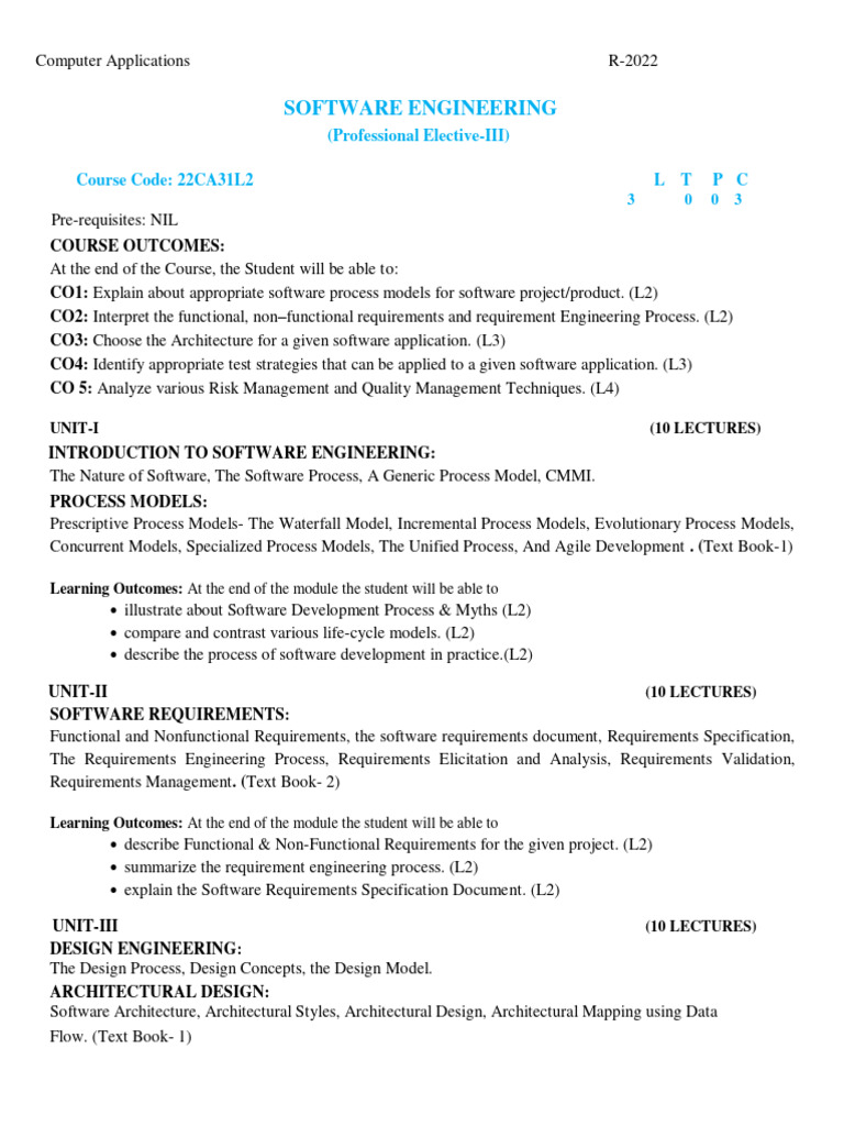 Software Engineering | Download Free PDF | Software Testing | Software