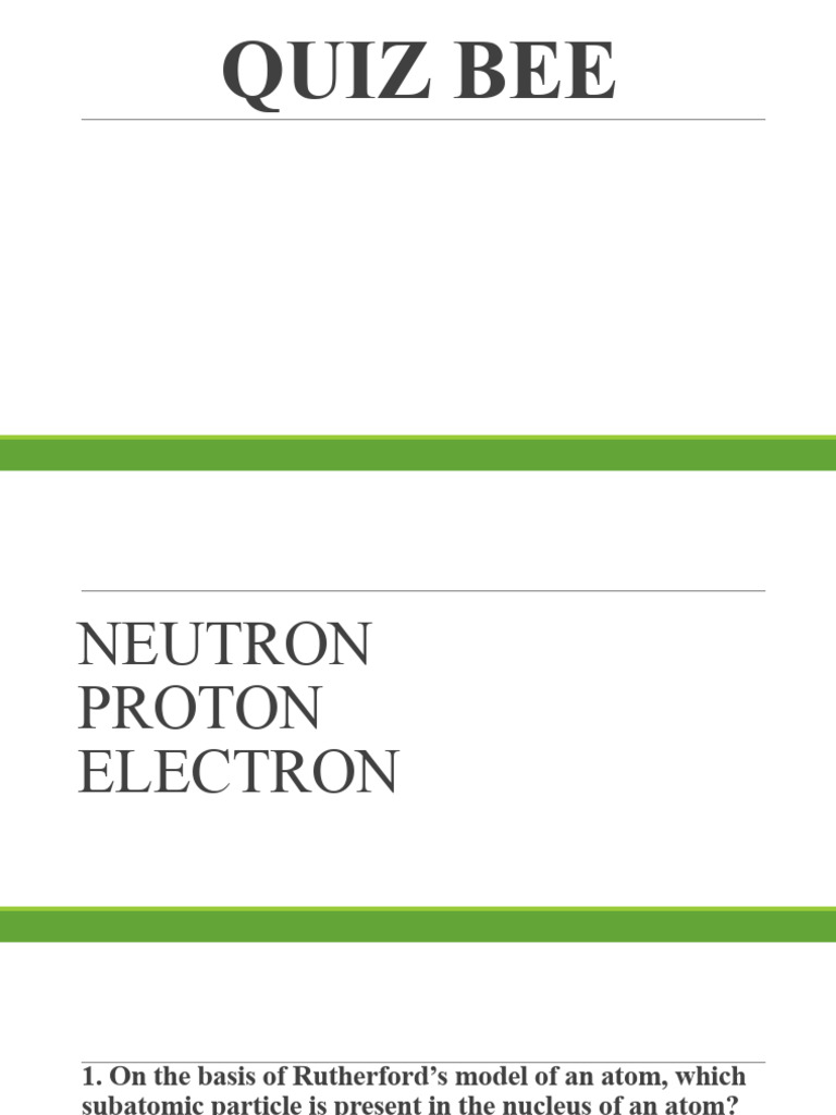 The Bohr Model | PDF | Atoms | Atomic Nucleus